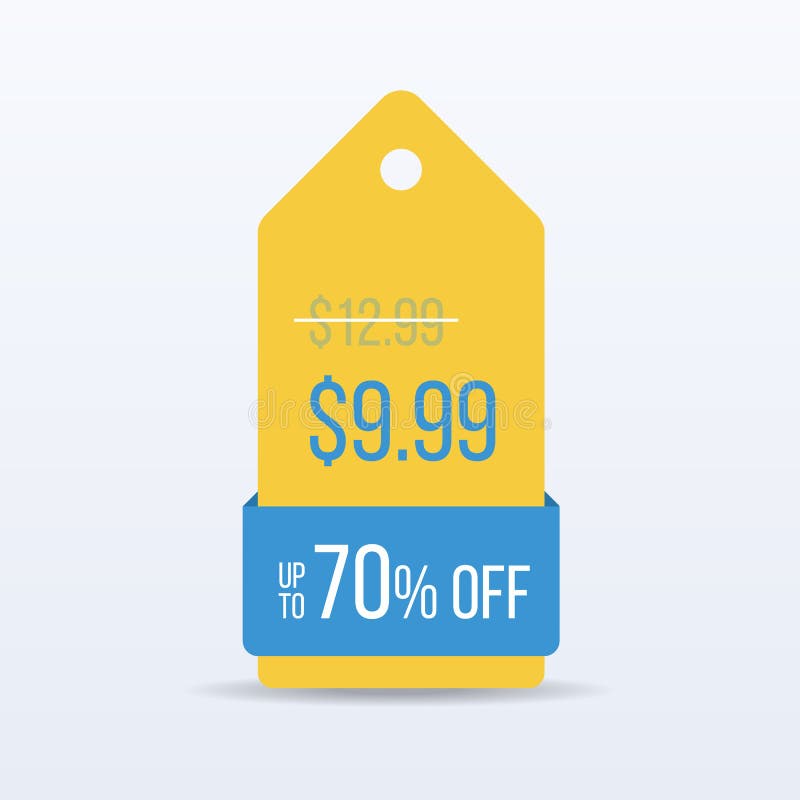 Label, Badge, Sale Sticker, Classic Price Tag Circle. Editable Vector ...