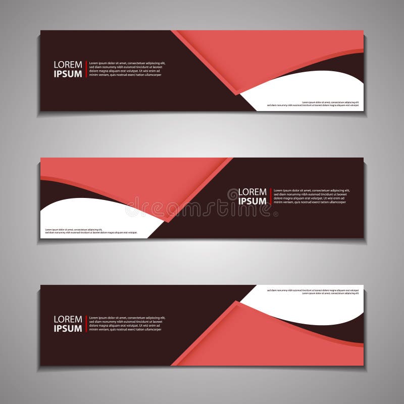 Label Banner Background Modern Business Corporate Template Design Web ...