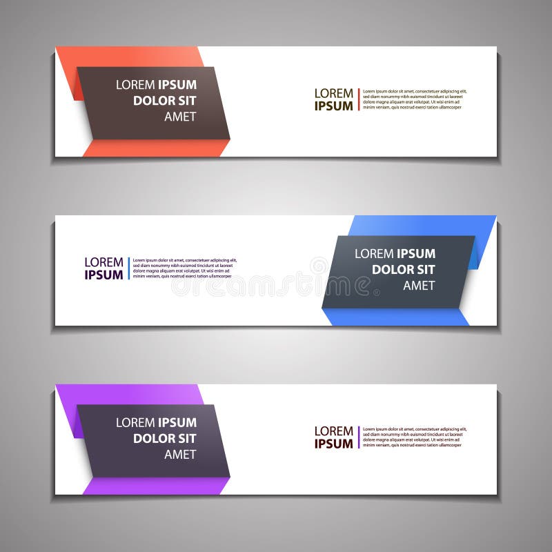 Label Banner Background Modern Business Corporate Template Design Web ...