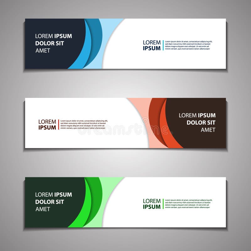 Label Banner Background Modern Business Corporate Template Design Web ...