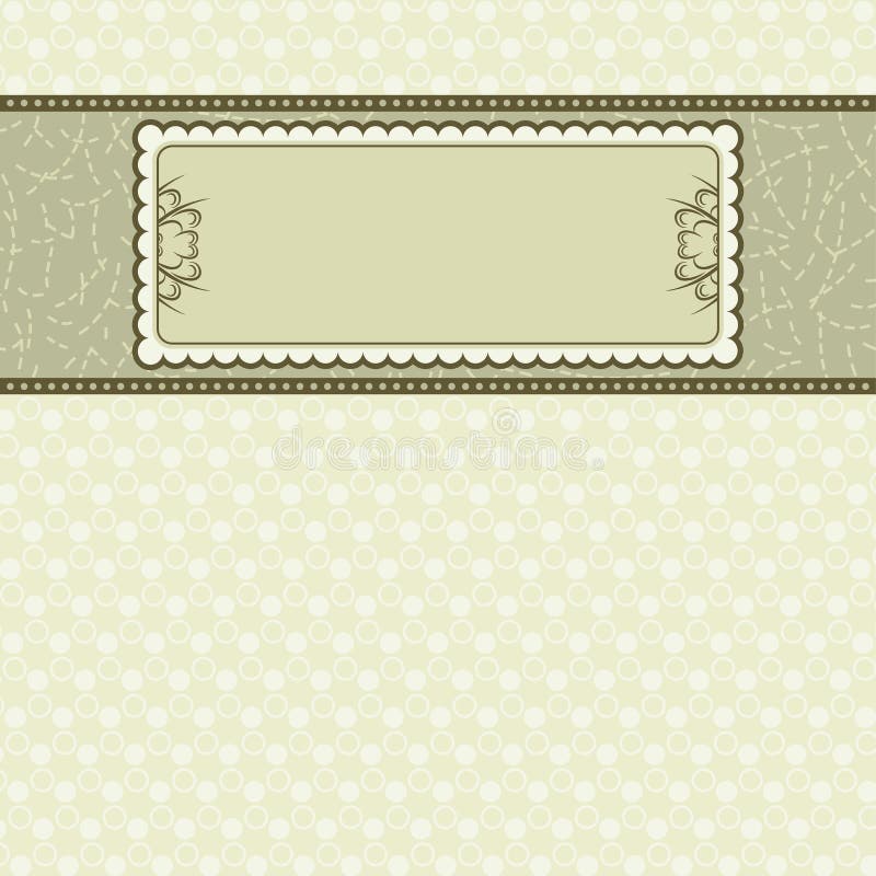 Label on Beige Grunge Background Stock Vector - Illustration of ...