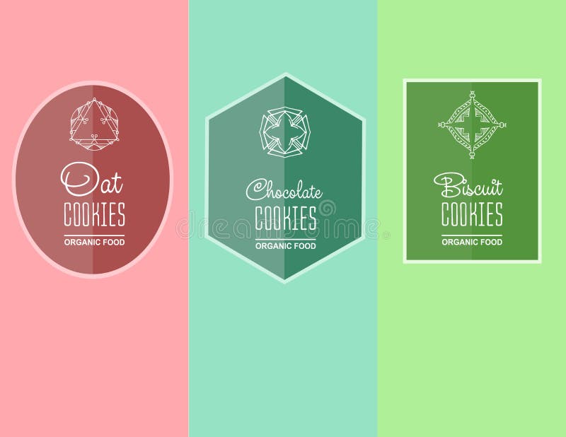 Label for biscuits cookies stock vector. Illustration of homemade ...
