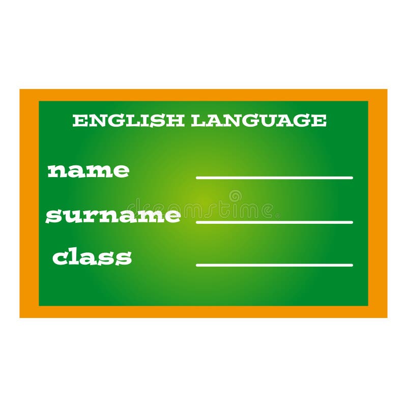 Label Book History on Green Background Stock Vector - Illustration of ...