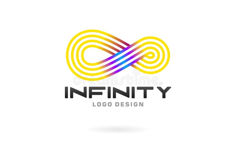 Infinity Limitless Eight Logo Template Stock Vector - Illustration of ...