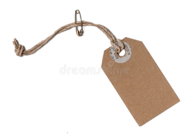 Label cardboard paper cord stock photo. Image of ribbon - 36277602
