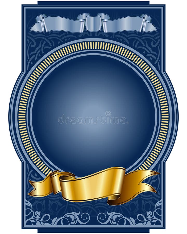Label with circle frame stock vector. Illustration of graphic - 20288686