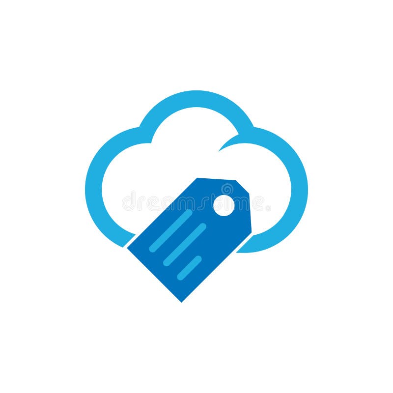 Label Cloud Logo Icon Design Stock Vector - Illustration of atmosphere ...