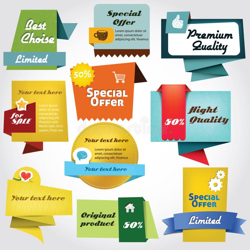 Label Collection Stock Illustrations – 550,388 Label Collection Stock ...