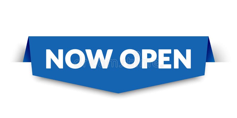 Now Open Logo Stock Illustrations – 886 Now Open Logo Stock ...