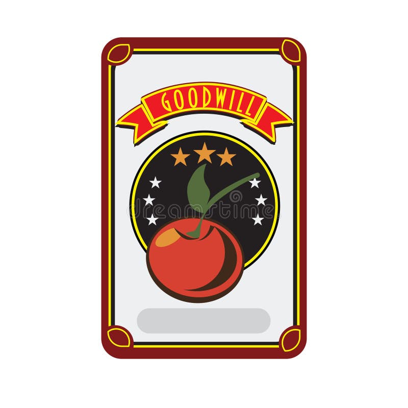 Label for Day of Goodwill stock vector. Illustration of design - 351853609