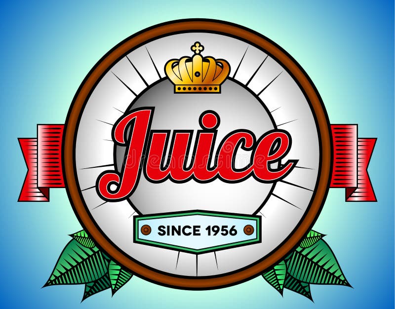 Label de jus ou de soude illustration de vecteur. Illustration of santé ...