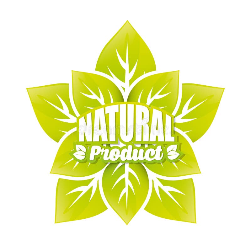 Label De Produit Organique Et Naturel Illustration de Vecteur ...
