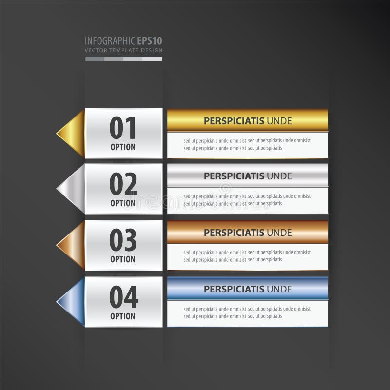 Label Design Gold, Bronze, Silver, Blue Color Stock Vector ...