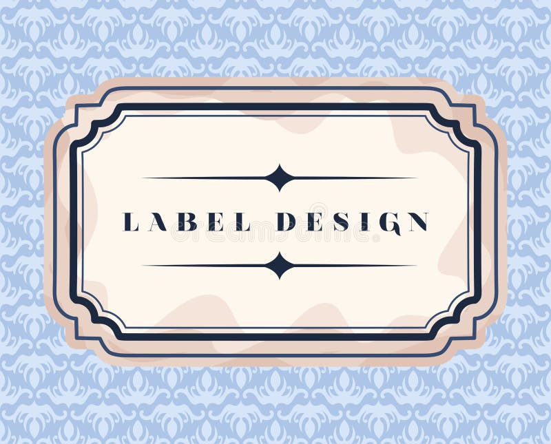Label Design Representation Stock Vector - Illustration of frames ...