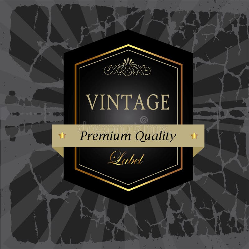 Label design stock vector. Illustration of emblem, trade - 41749315