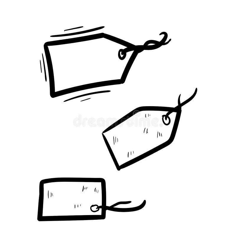 Label Doodle Doodle Icon Vector Stock Vector - Illustration of isolated ...