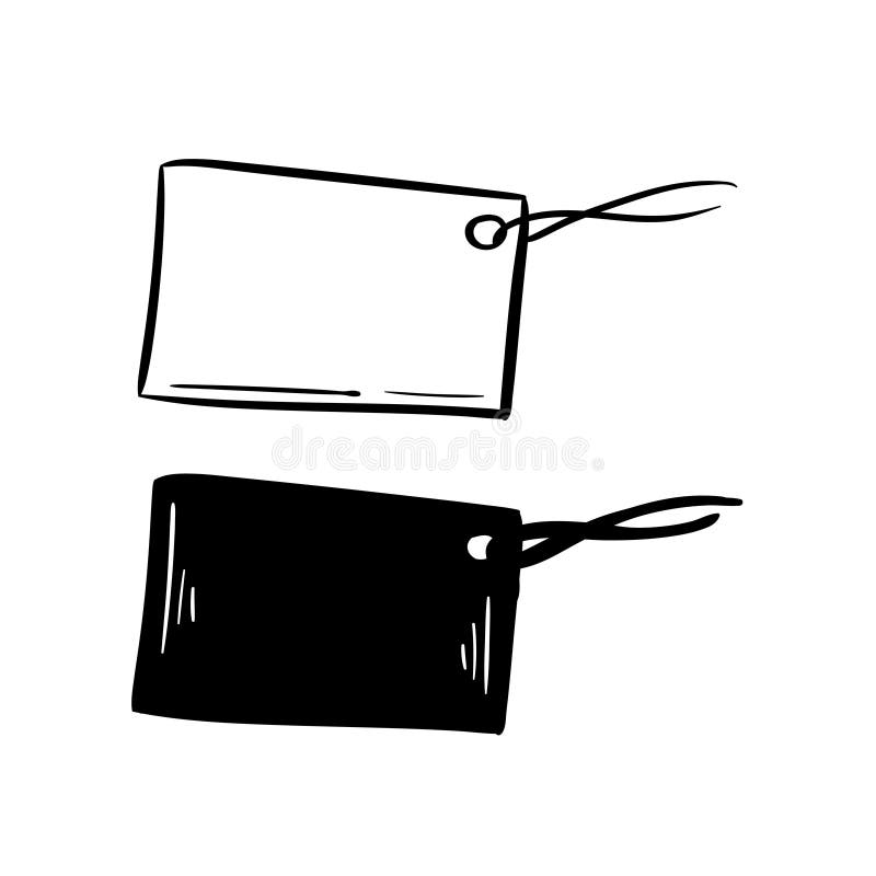 Label Doodle Doodle Icon Vector Stock Illustration - Illustration of ...