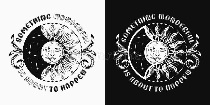 Cartoon Sun Moon Eclipse Stock Illustrations – 356 Cartoon Sun Moon ...