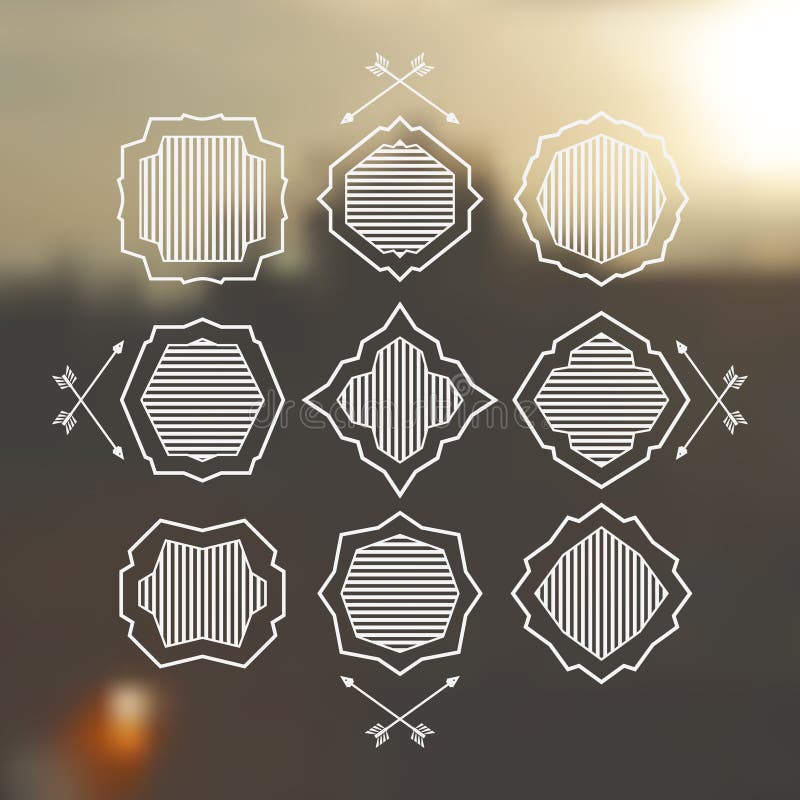 Label elements stock vector. Illustration of arrow, delicate - 40146743