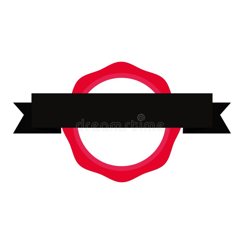 Label Empty Template on White Background Stock Vector - Illustration of ...