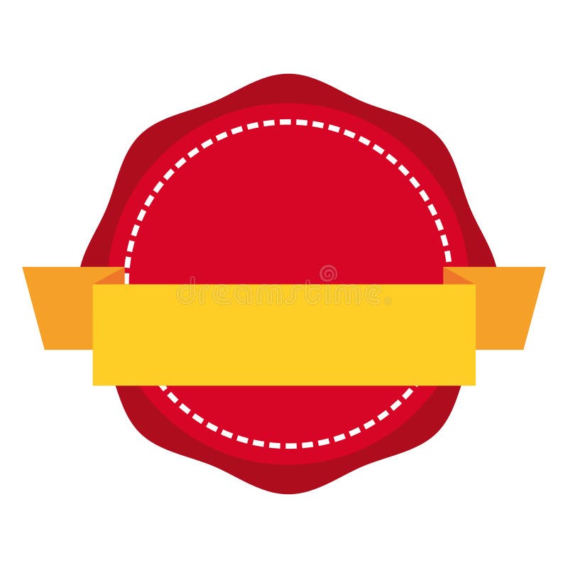 Label Empty Template on White Background Stock Vector - Illustration of ...