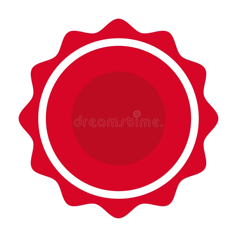 Label Empty Template on White Background Stock Vector - Illustration of ...