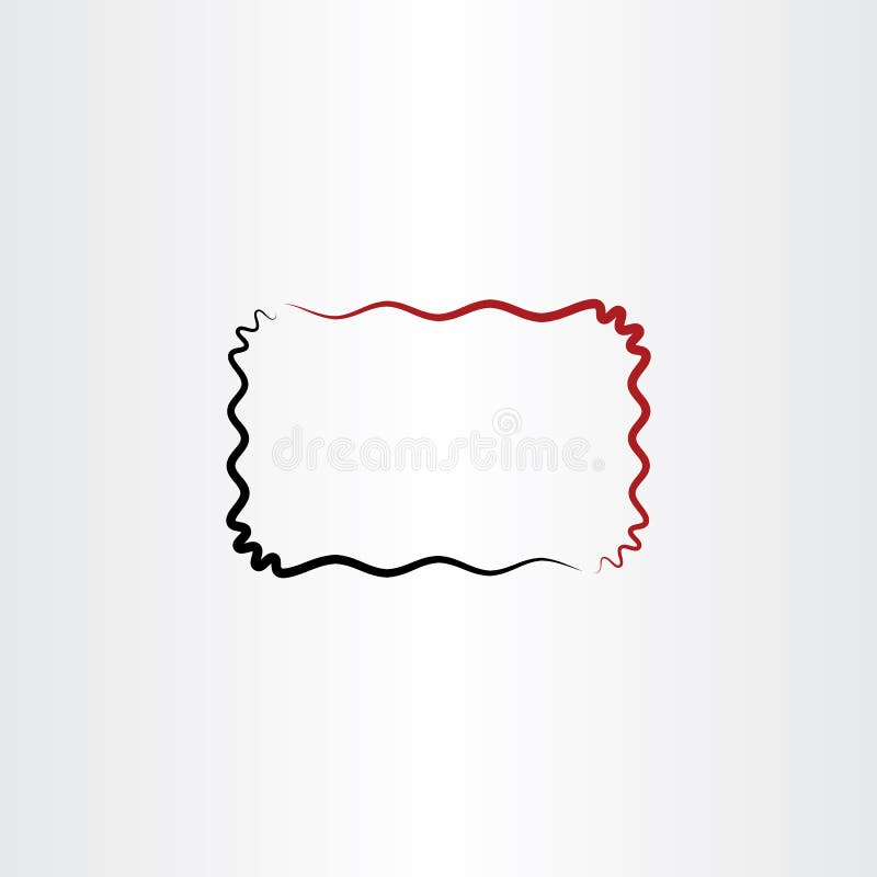 Label Frame Border Vector Design Stock Vector - Illustration of simple ...