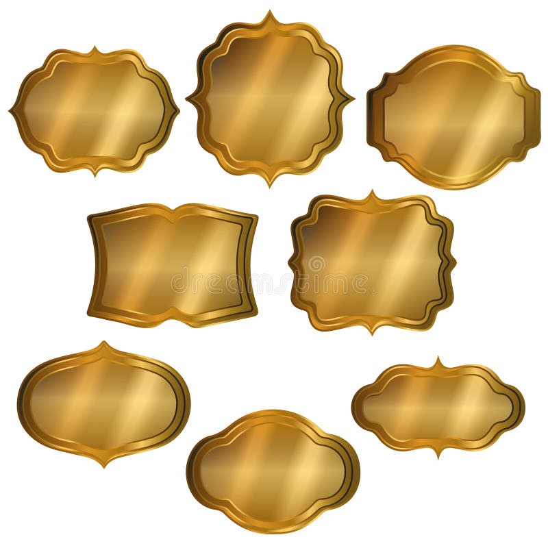 Label Frame Design Set - Vector Stock Vector - Illustration of insignia ...