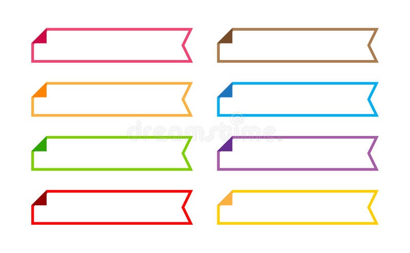 Label Tag, Label Frame Simple, Label Tag Rectangular for Text Frame ...