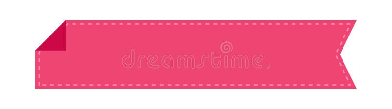 Label Frame Simple, Pink Label Tag Rectangular for Text Frame Stock ...