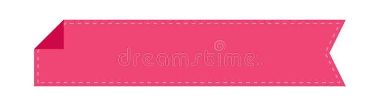 Label Frame Simple, Pink Label Tag Rectangular for Text Frame Stock ...