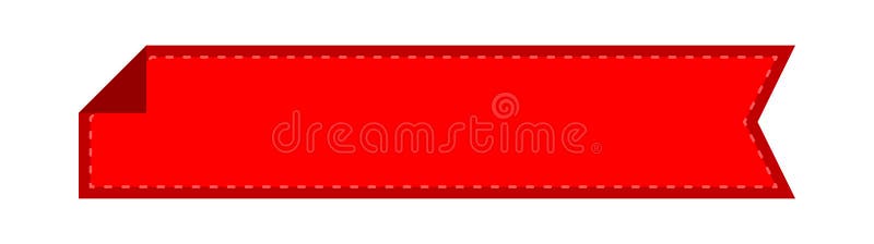 Label Tag, Label Frame Simple, Red Label Tag Rectangular for Text Frame ...