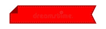 Label Tag, Label Frame Simple, Red Label Tag Rectangular for Text Frame ...