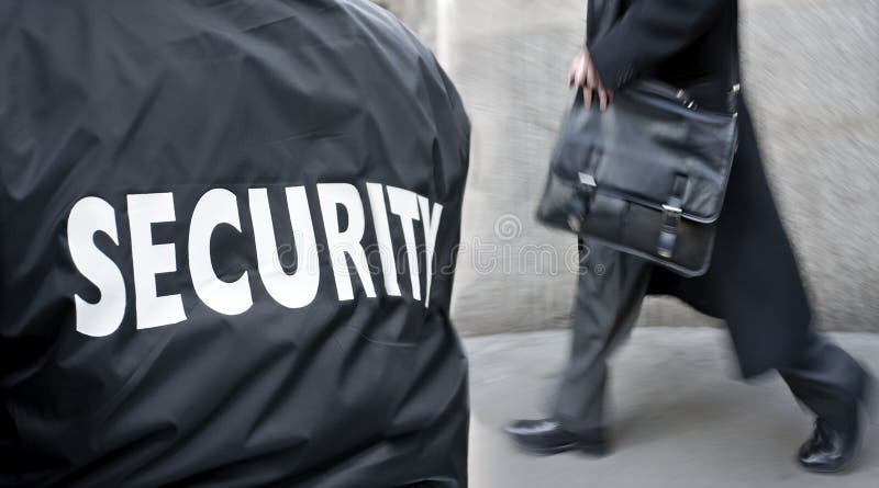 Label on guard uniform stock photo. Image of bodyguard - 87952088