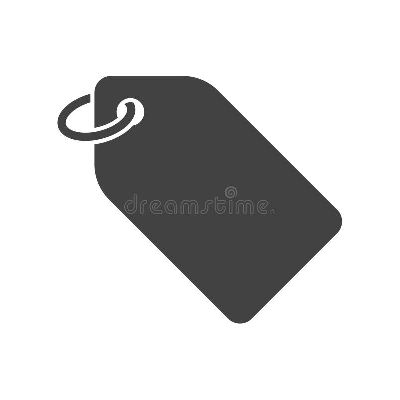Label Hang Tag Icon Flat Vector Illustration Stock Vector ...