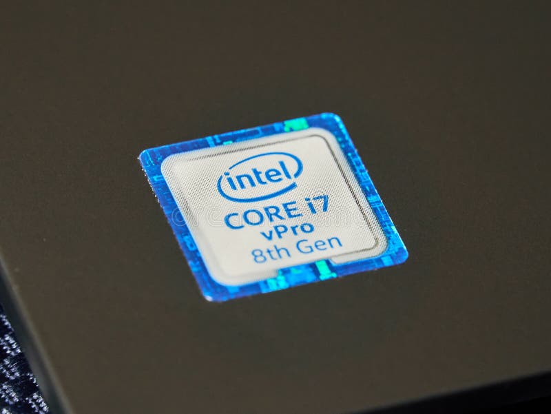 Intel logo and CPU editorial stock photo. Image of business - 152983138