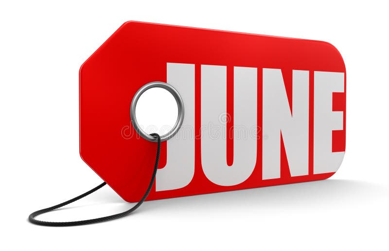 Label with June stock illustration. Illustration of generated - 86237085