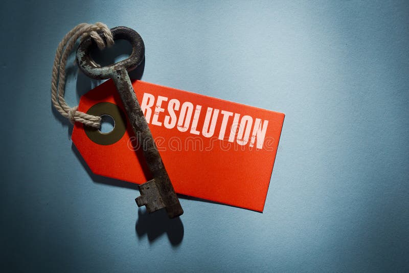 Label and Key for Resolution Stock Image - Image of industry ...