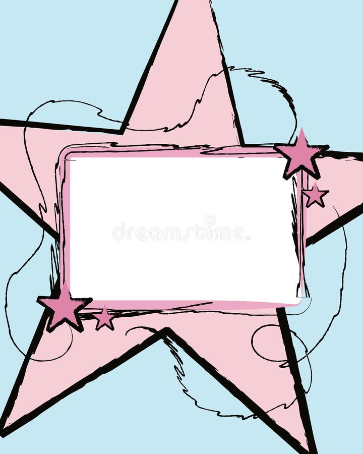 Pink Star Background stock vector. Illustration of colourful - 12967616