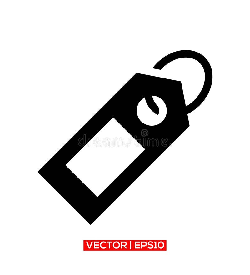Label Line Icon Vector Logo or Illustration Stock Vector - Illustration ...