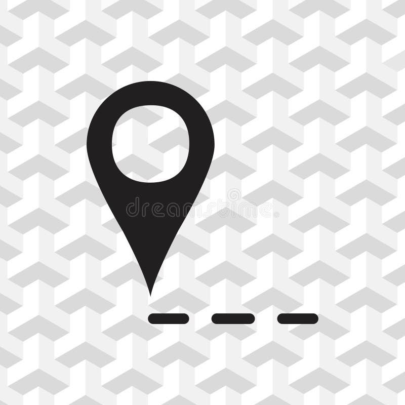 Label for Map Icon Stock Vector Illustration Flat Design Stock Vector ...