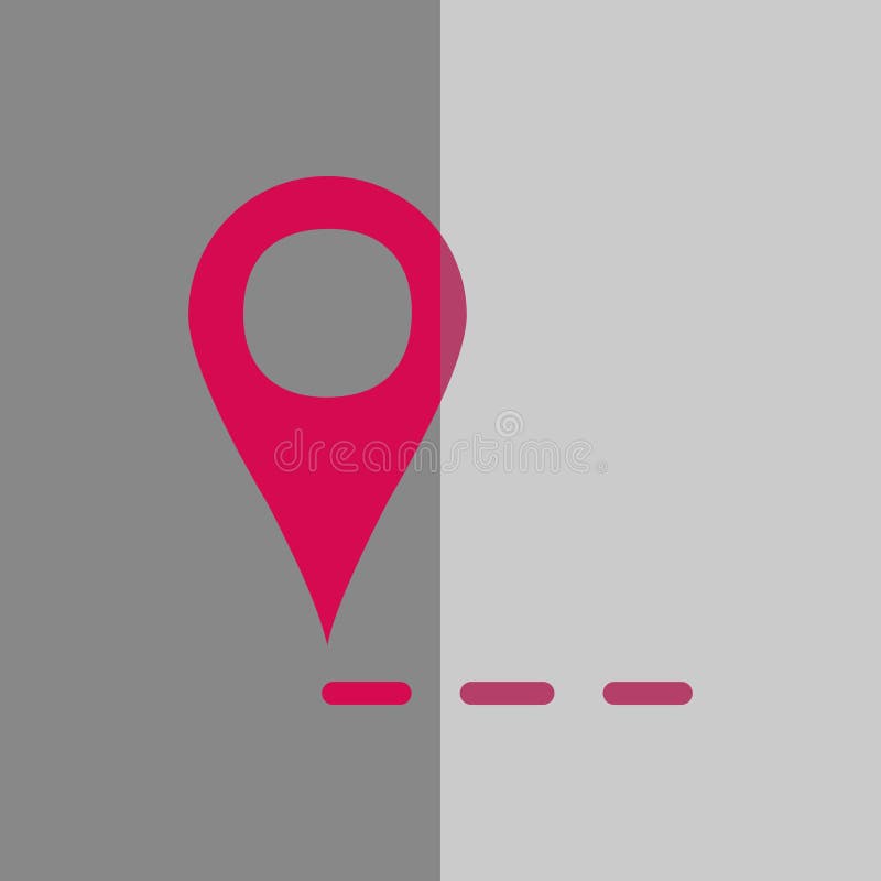 Label for Map Icon Stock Vector Illustration Flat Design Stock Vector ...