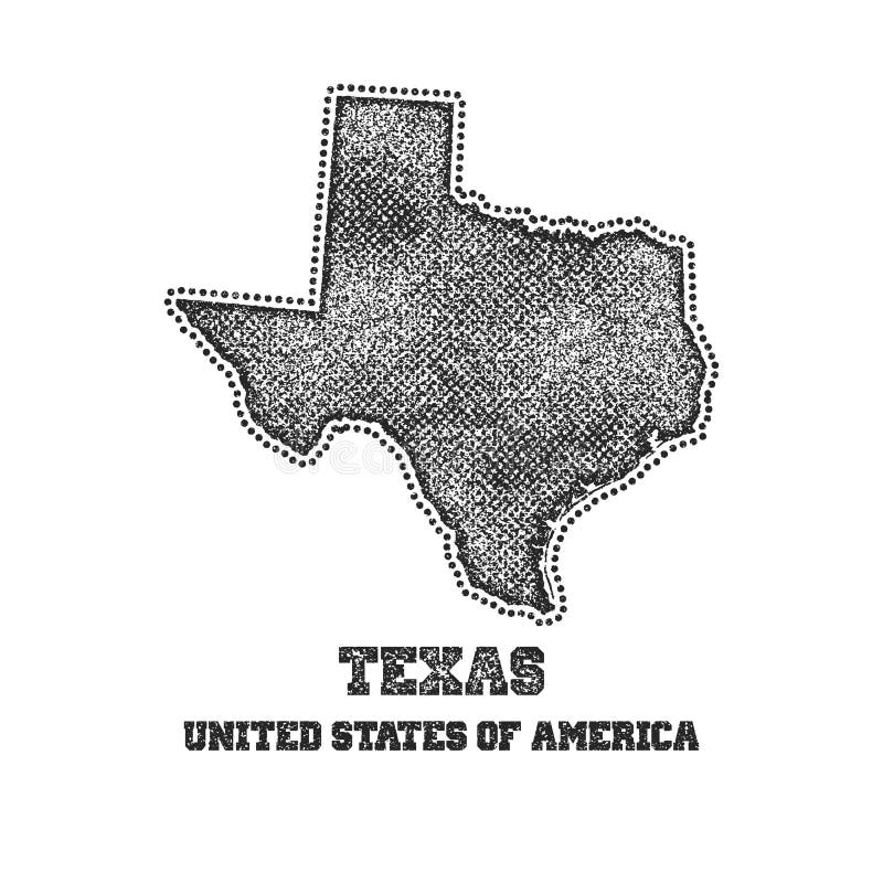Label with map of texas. stock vector. Illustration of word - 83939467