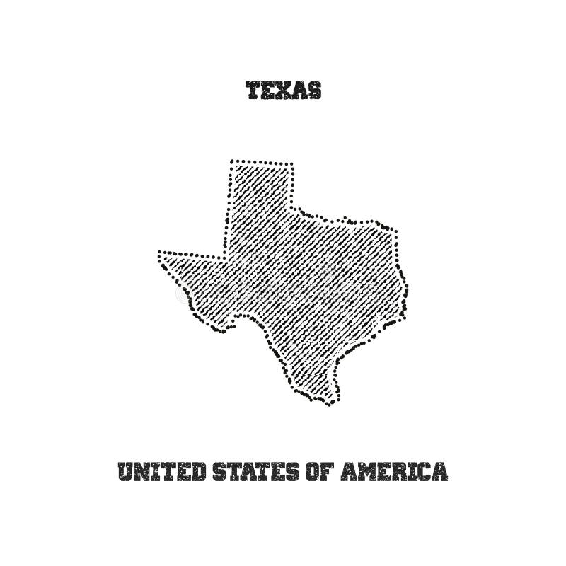 Label with map of texas. stock illustration. Illustration of star ...