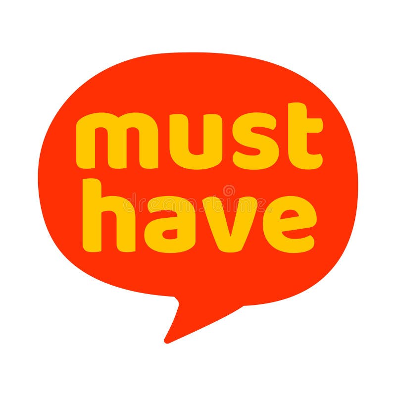 Label Must Have, Vector Illustration Stock Vector - Illustration of ...