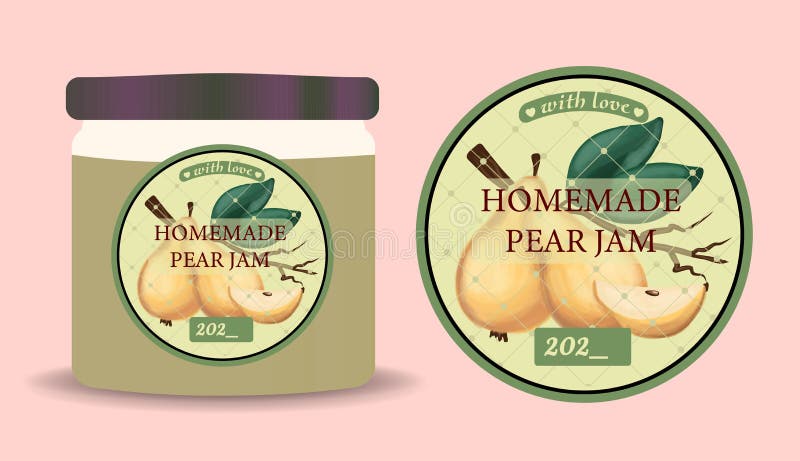 Pear Jam Label Stock Illustrations – 461 Pear Jam Label Stock ...
