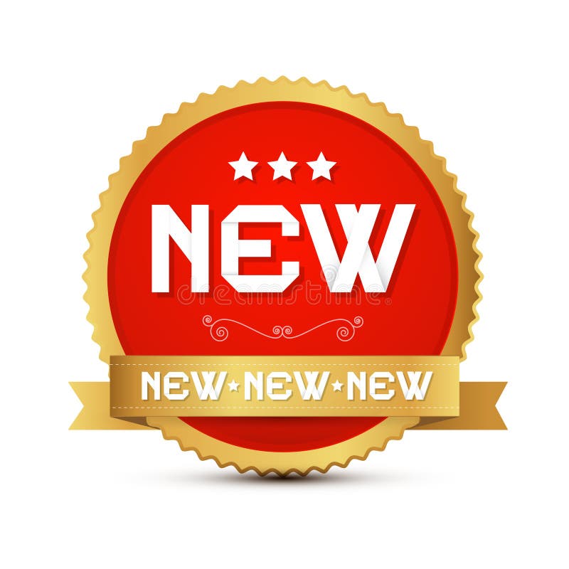 New Sticker / logo stock vector. Illustration of business - 5183100