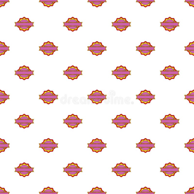 Label Pattern, Cartoon Style Stock Vector - Illustration of design ...