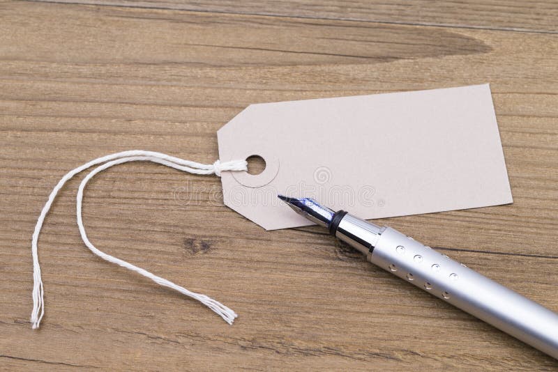 Label and pen stock image. Image of shape, label, shows - 53938189