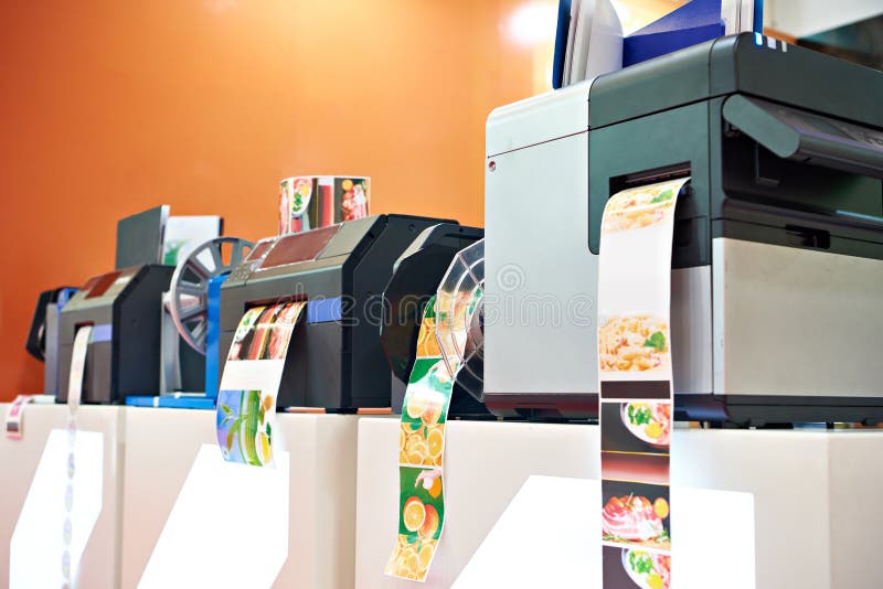Label printers editorial image. Image of office, equipment - 381752915